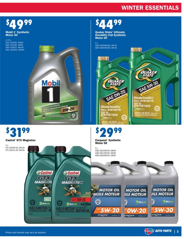 Auto Parts Fyler – CarQuest – PetesPaint.ca