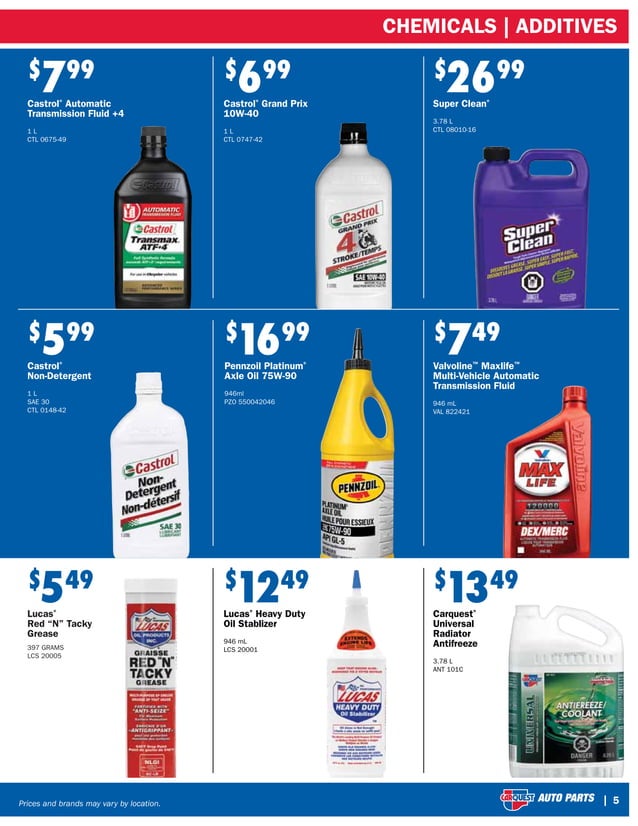 Auto Parts Fyler – CarQuest – PetesPaint.ca
