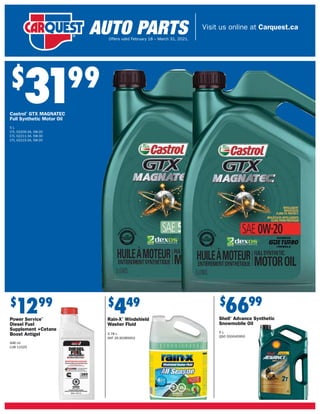 Auto Parts Fyler – CarQuest – PetesPaint.ca