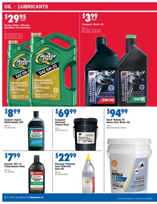 Auto Parts Fyler – CarQuest – PetesPaint.ca