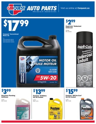 Auto Parts Fyler – CarQuest – PetesPaint.ca