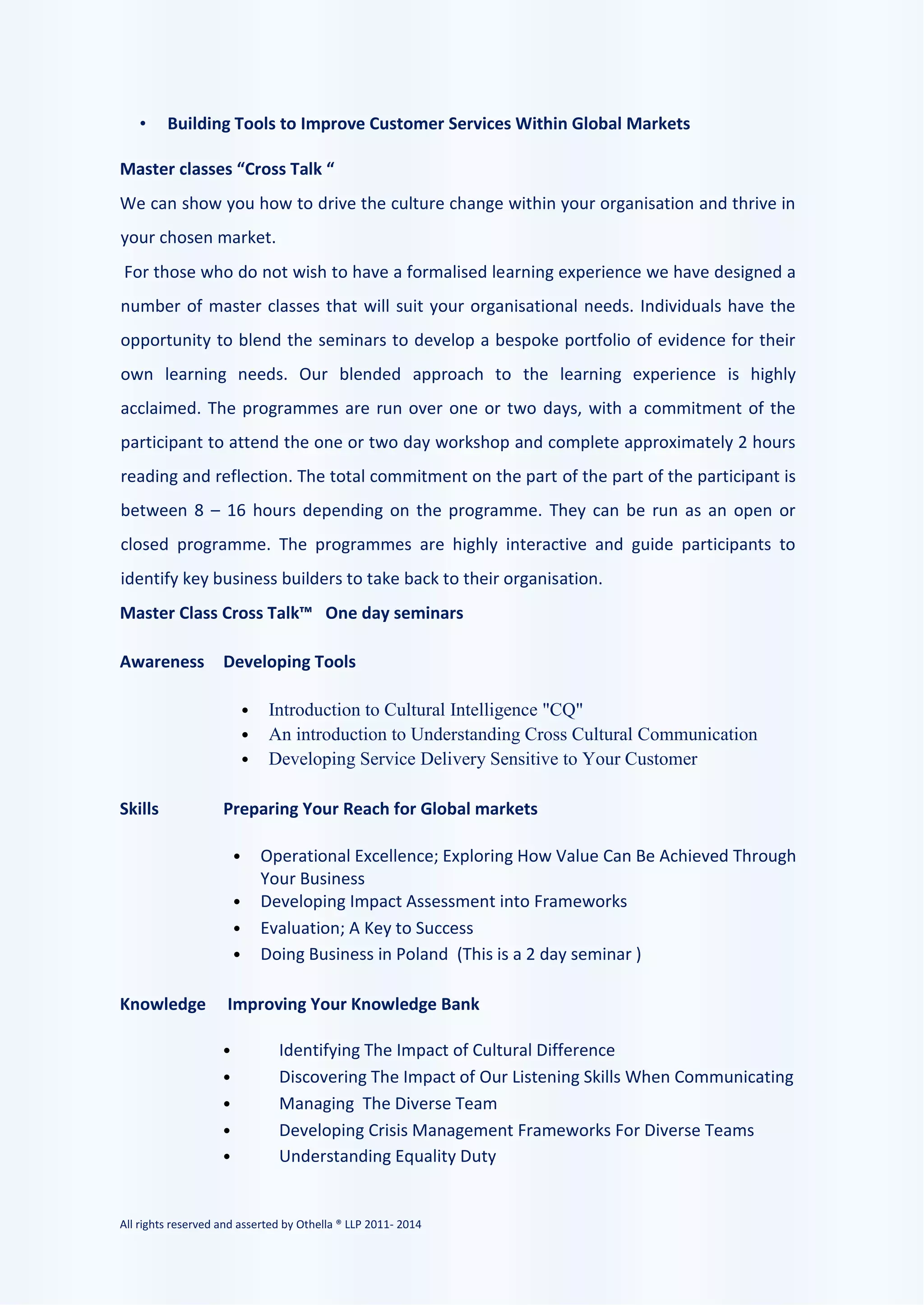 Cq training-brochure | PDF