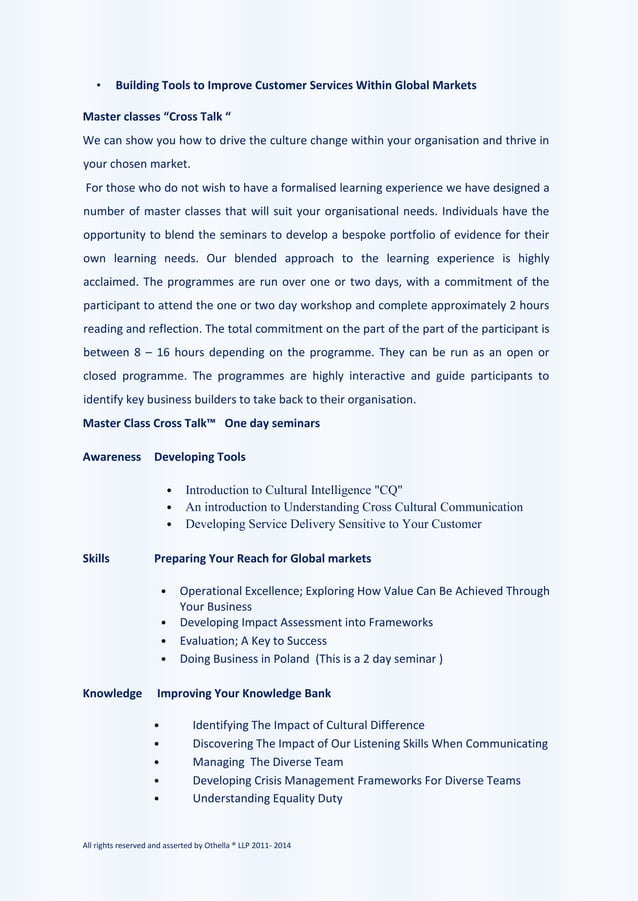 Cq training-brochure | PDF