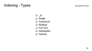 MongoDB Workshop Universidad de Huelva | PPT