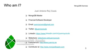 MongoDB Workshop Universidad de Huelva | PPTX