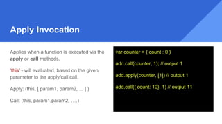 Javascript: master this | PPT