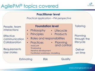 Agile PM Training and Certification Overview | PPTX
