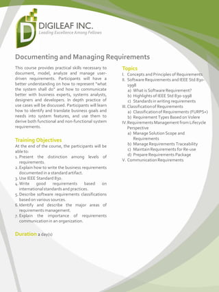 Certified Quality Business Analyst | PDF