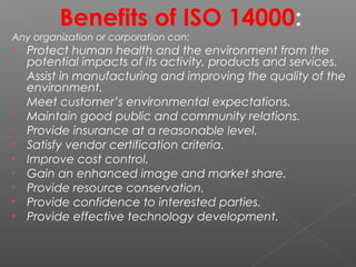 Study of international organization for standardization (ISO) ISO -9000 ...