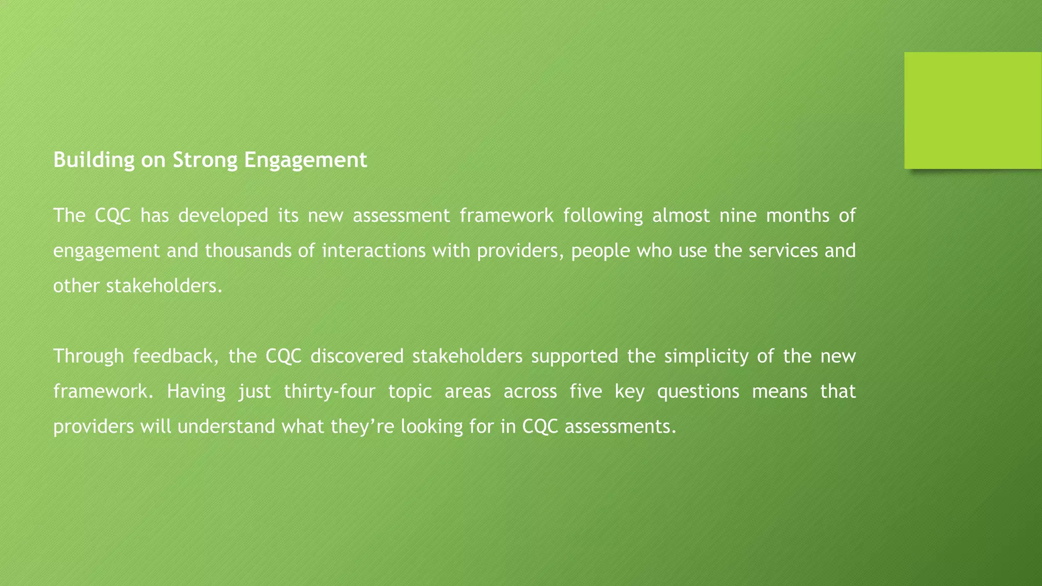 CQC New Single Assessment Framework.pptx