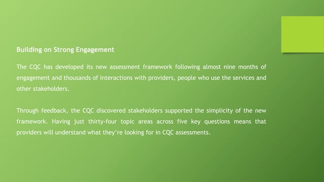CQC New Single Assessment Framework.pptx
