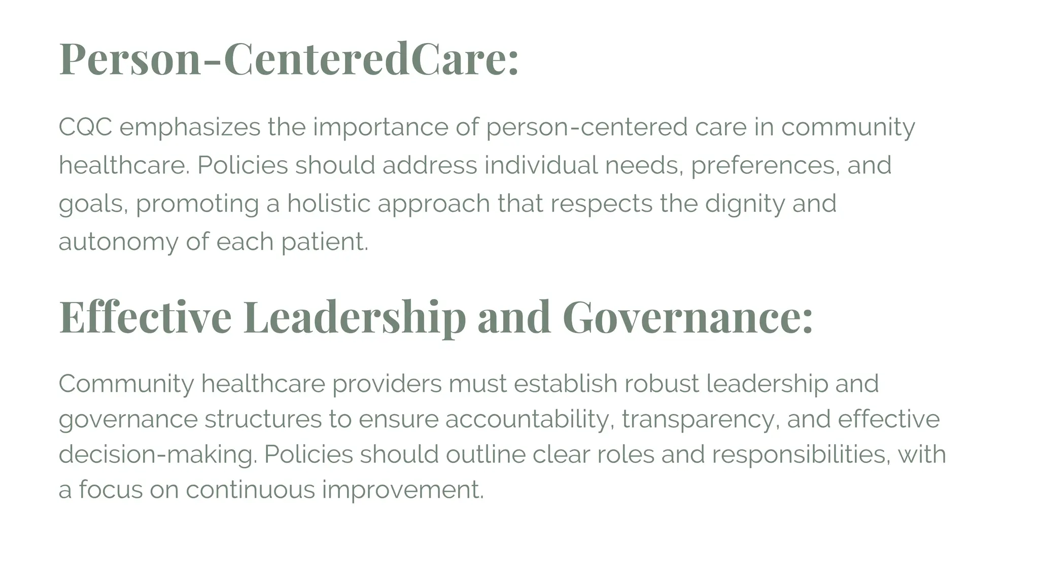 CQC Policies for Community Healthcare.pptx | Healthcare Industry ...