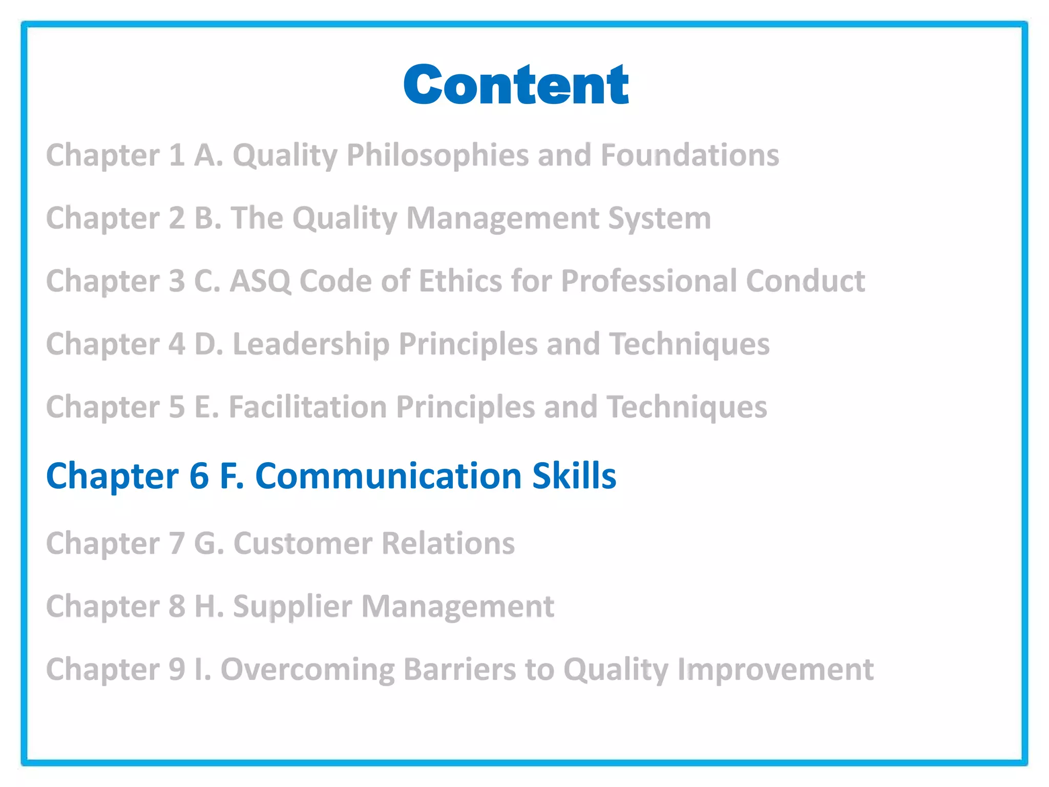 Cqe preparation | communication skills | PDF