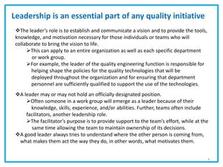 Cqe preparation | leadership principles and techniques | PPT