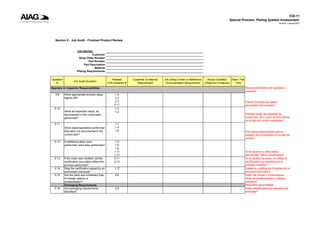 Cqi 11 plating system assessment section 5 - job audit - finished ...