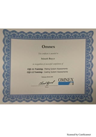 CQI-12 Coating System Assessments | PDF