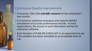 CQI and PDCA for Sterile Compounding Pharmacies | PPT
