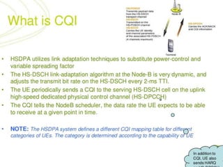 Cqi ecno rscp rssi concepts | PPTX