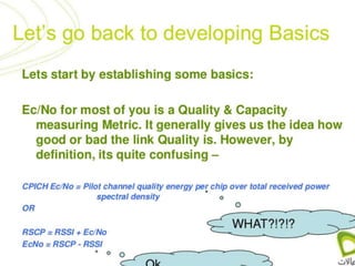 Cqi ecno rscp rssi concepts | PPTX