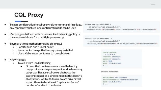 Apache Cassandra Lunch 109 Datastax Cql Proxy Ppt