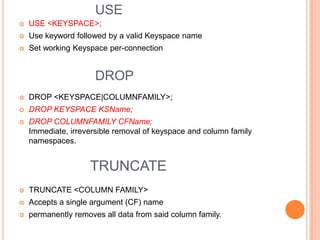 Cql – cassandra query language | PPTX