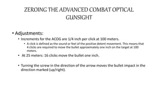 Close Quarters Marksmanship | PPTX