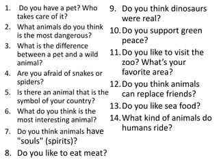 Zoo animals- ESL | PPTX