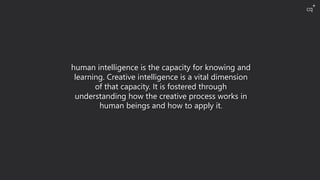 Creative Intelligence | PPT
