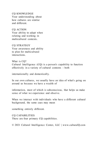 Cq report cq pro feedback reportprepared for deepak lenk | PDF