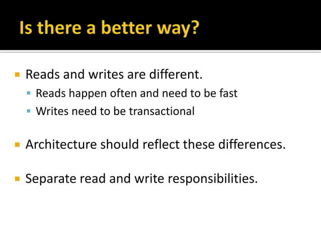 CQRS - Pittsburgh ALT.NET