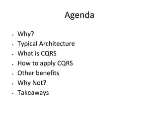 Command Query Responsibility Segregation (CQRS) | PDF | Databases ...