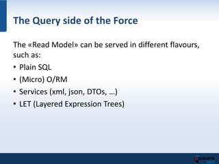 Idiomatic Domain Driven Design: implementing CQRS | PDF | Databases | Computer Software and ...