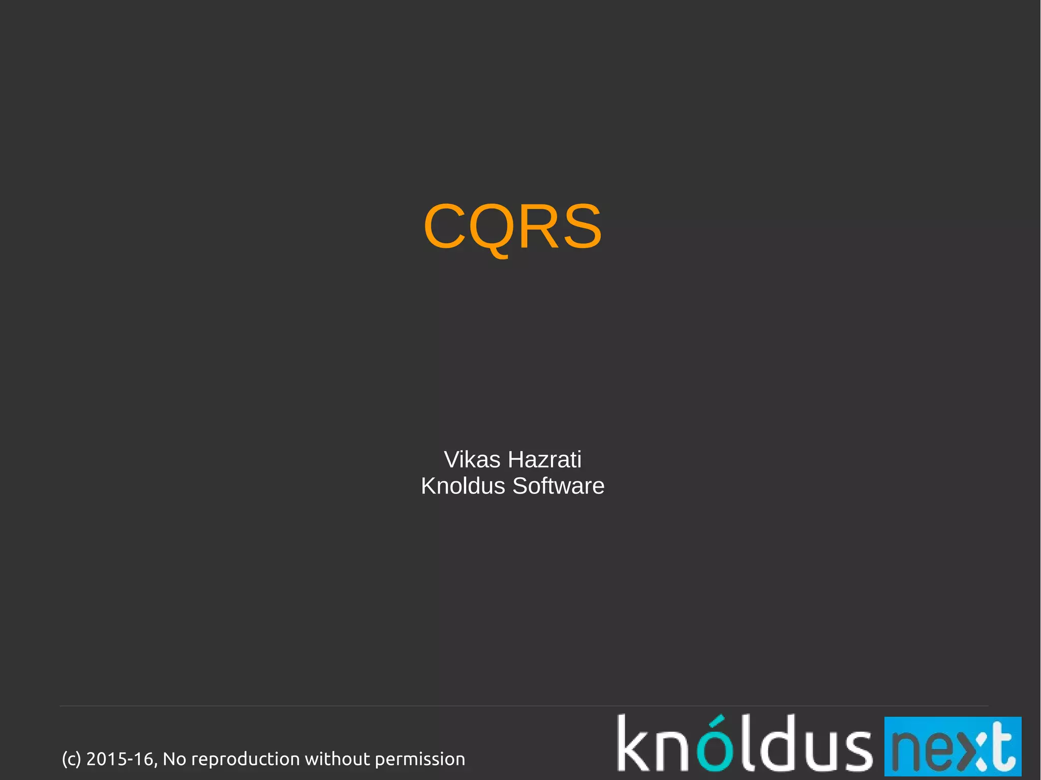 Cqrs | PPT
