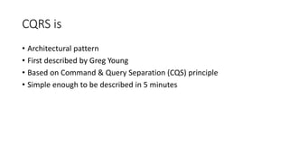Cqrs.frameworks | PPT