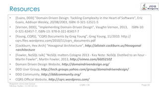 CQRS and Event Sourcing | PDF