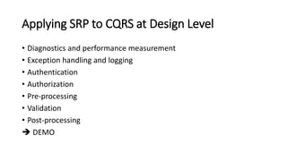 Chia sẻ kinh nghiệm thiết kế hệ thống sử dụng mô hình CQRS-ES | PPT