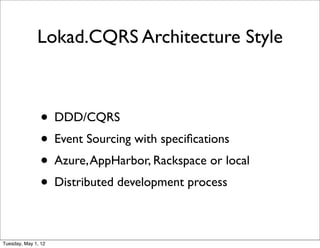 Practical CQRS | PPT