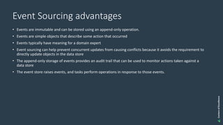 Cqrs and event sourcing in azure | PPT