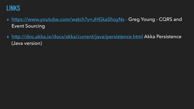CQRS and EventSourcing | PDF