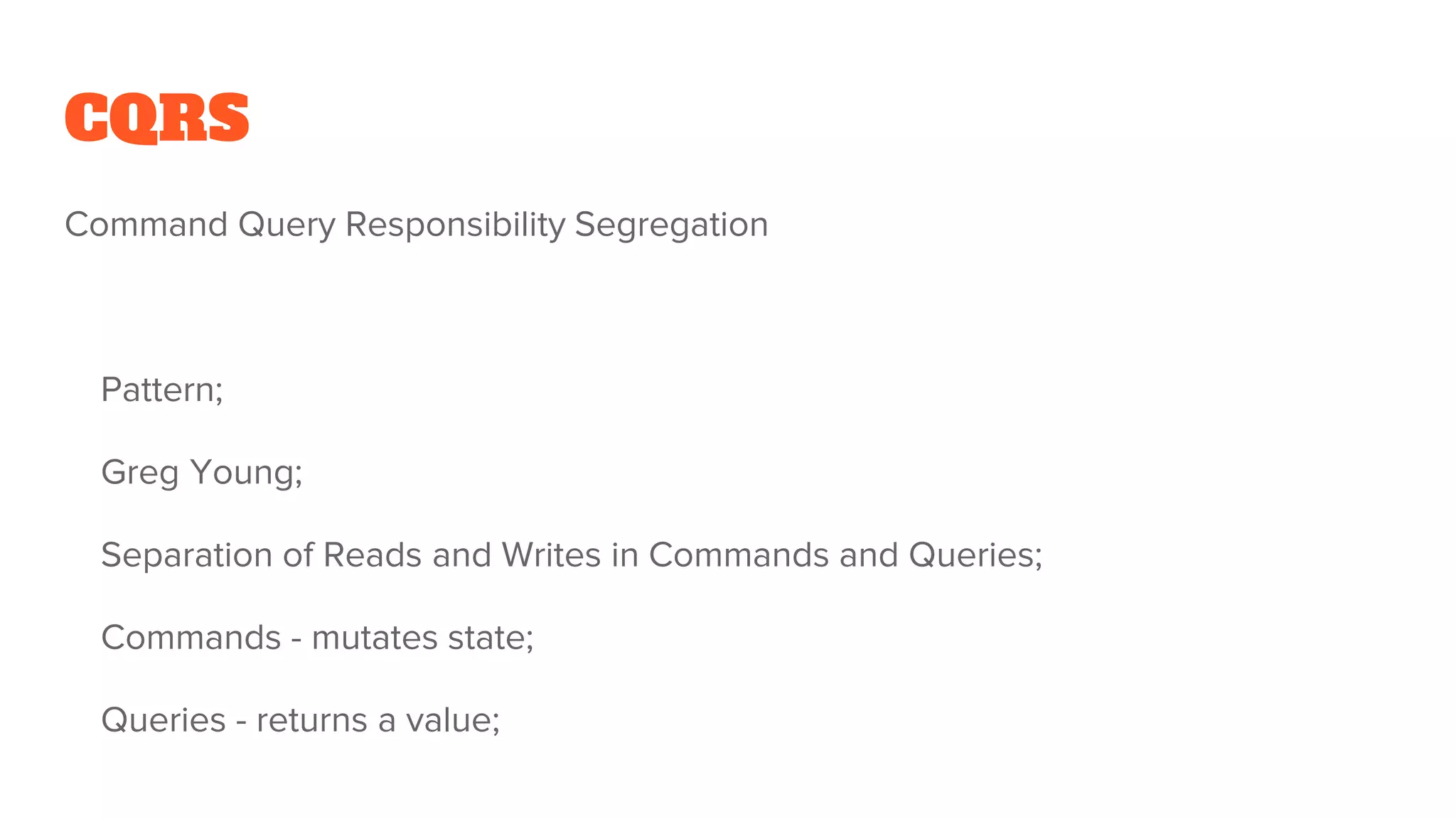 Cqrs, event sourcing and microservices | PPT
