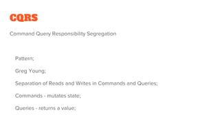Cqrs, event sourcing and microservices | PPT