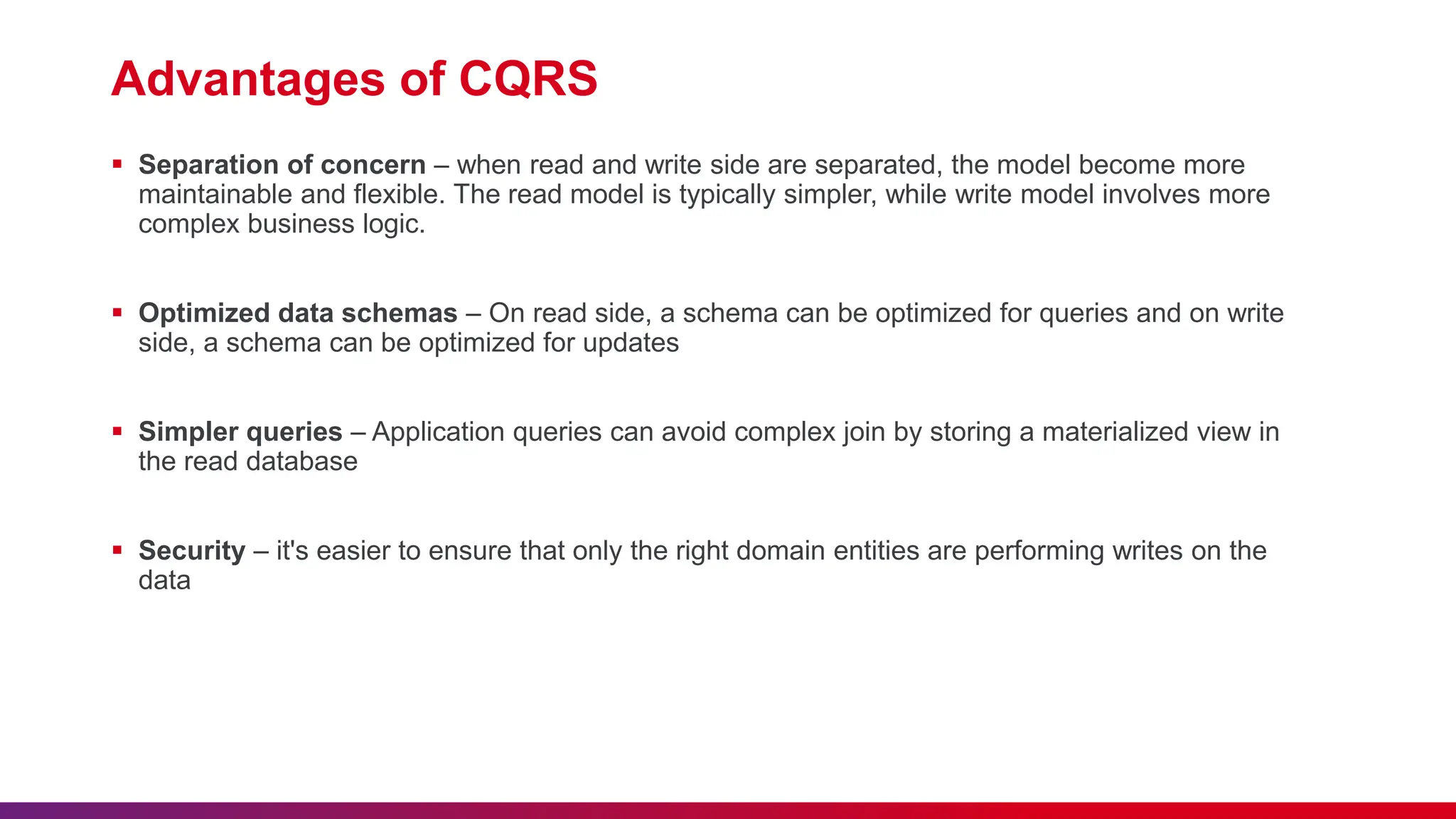 CQRS with dot net services presentation. | PPT