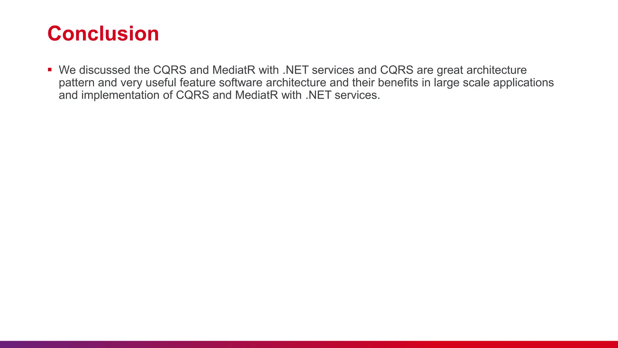 CQRS with dot net services presentation. | PPT