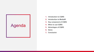 CQRS with dot net services presentation. | PPT