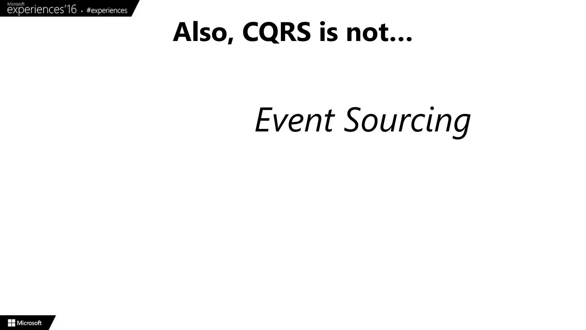 CQRS without event sourcing | PPT