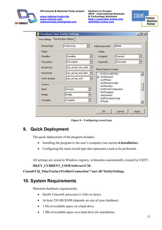 IBM Rational ClearQuest TimeTracker. Administrator guide | PDF | Computer Software and ...