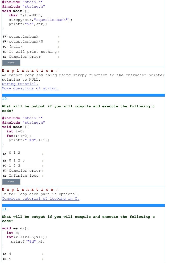 C questions ( Rahul singh shahdol)