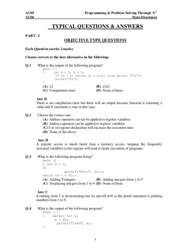 Important C Questions And answers Praveensomesh important-c-questions-and-answers-praveensomesh