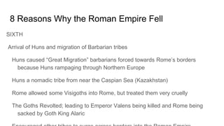 8 reasons why the roman empire fell | PPTX