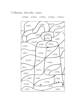 GRUPOS CONSONÁNTICOS CR | PDF